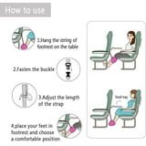 Foot Rest,Airplane Footrest Made with Premium Foam,Head Hammock ...