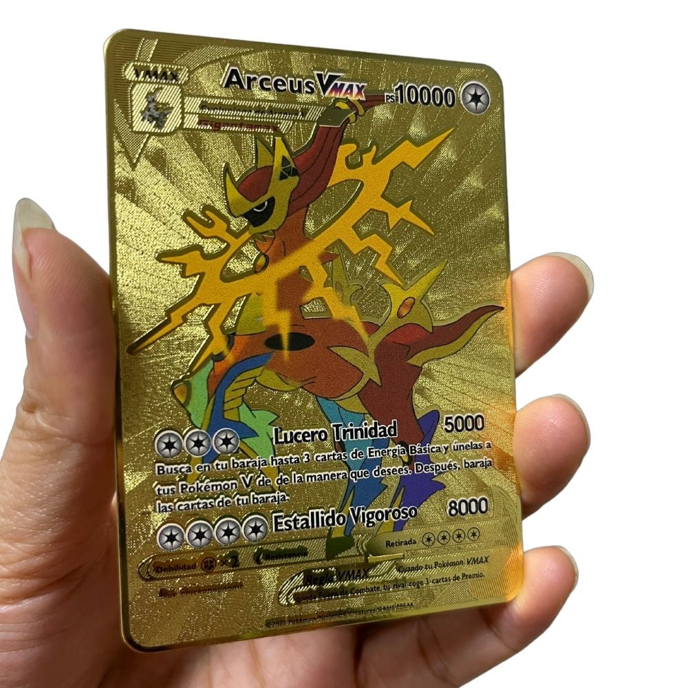 2025 Arceus-tarjeta de monstruo de bolsillo Vmax Gx, carta de Pokémon ...