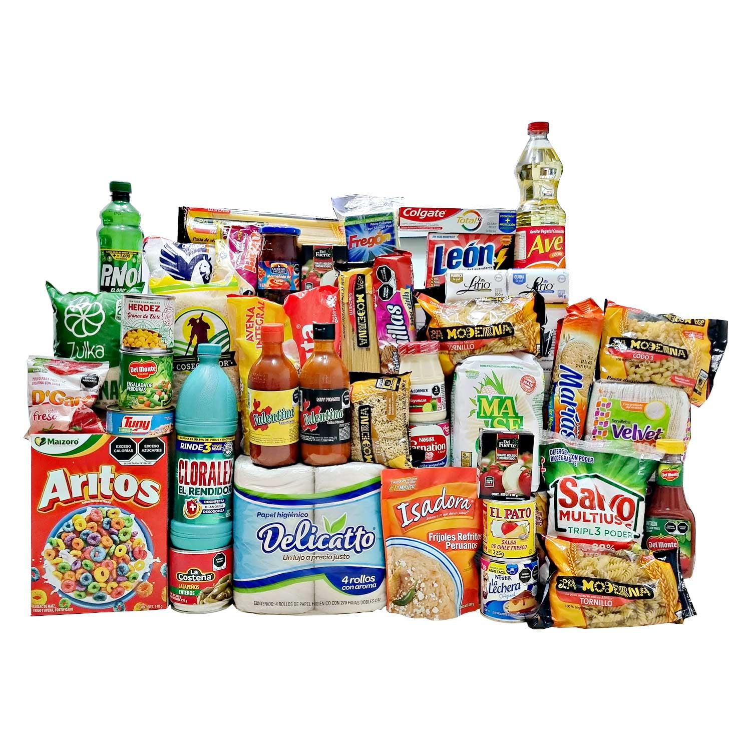 Despensa mega completa con 44 productos economica empresarial para ...