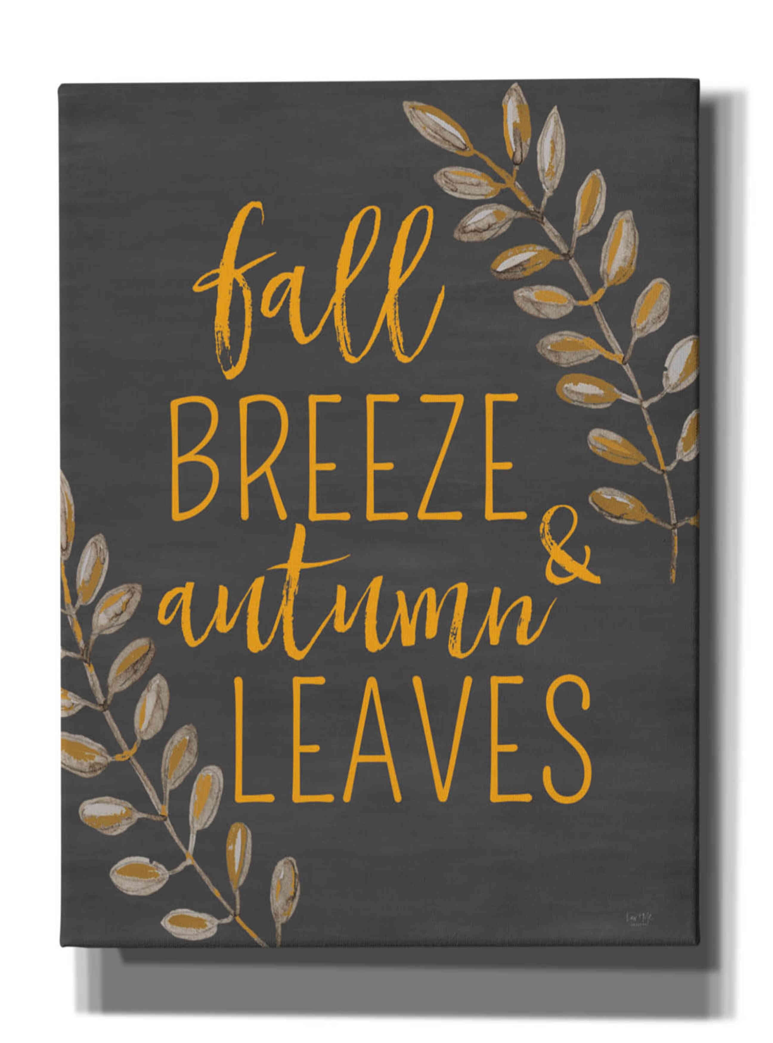 Epic Graffiti 'Fall Breeze & Autumn Leaves' by Lux + Me Designs, Giclee ...