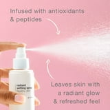 Neutrogena Radiant Makeup Setting Spray with Hydrating Glow, Peptides ...