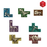PicassoTiles 7-in-1 Dinosaur Magnetic Cube Puzzle Set, 9PCS Mix & Match ...