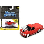 1972 Chevrolet C10 Pickup Truck Blue and White with Stripes 1/64 ...