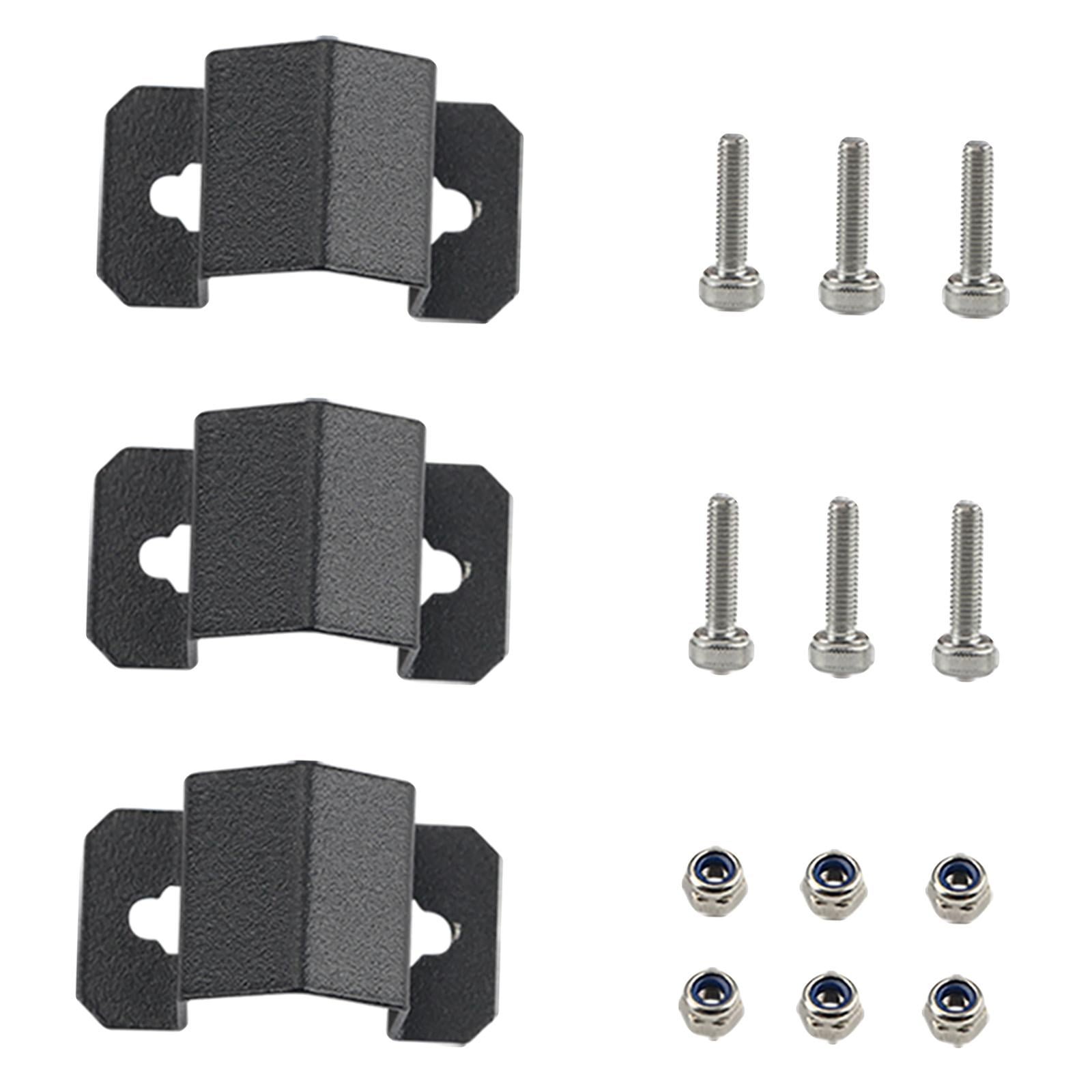 3x Bed Clips Clamps Black Heated Accessories Fix Clamp for I3 - Walmart.com