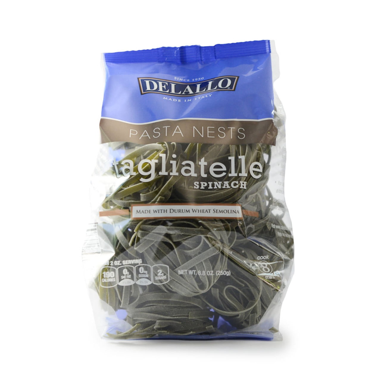 DeLallo Spinach Tagliatelle Nest Egg Pasta Pack of 16 - Walmart.com