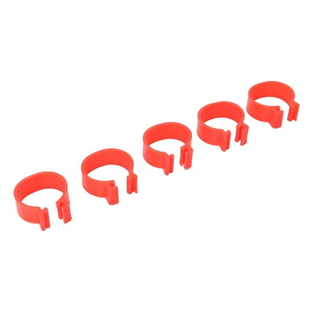 100 Pcs Chicken Leg Rings, Medium Large Clip On Chicken Leg Bands ...