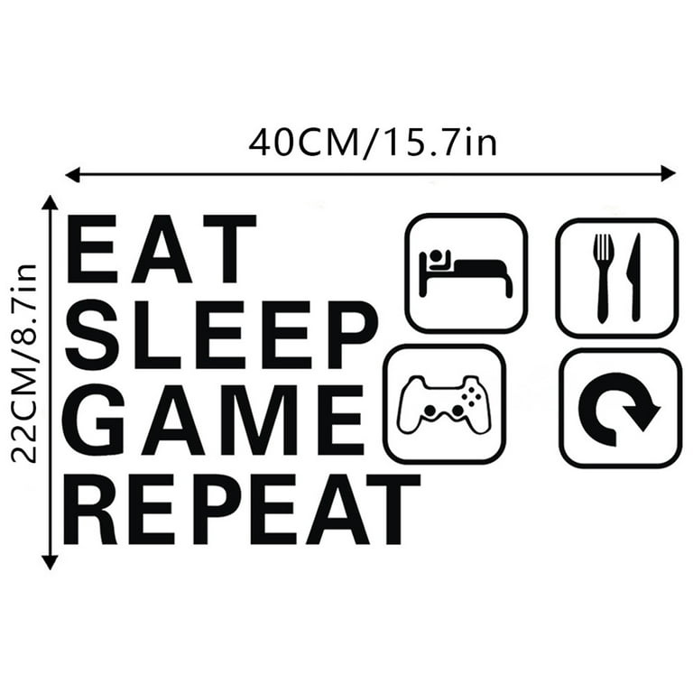 Eat Sleep Game Logo