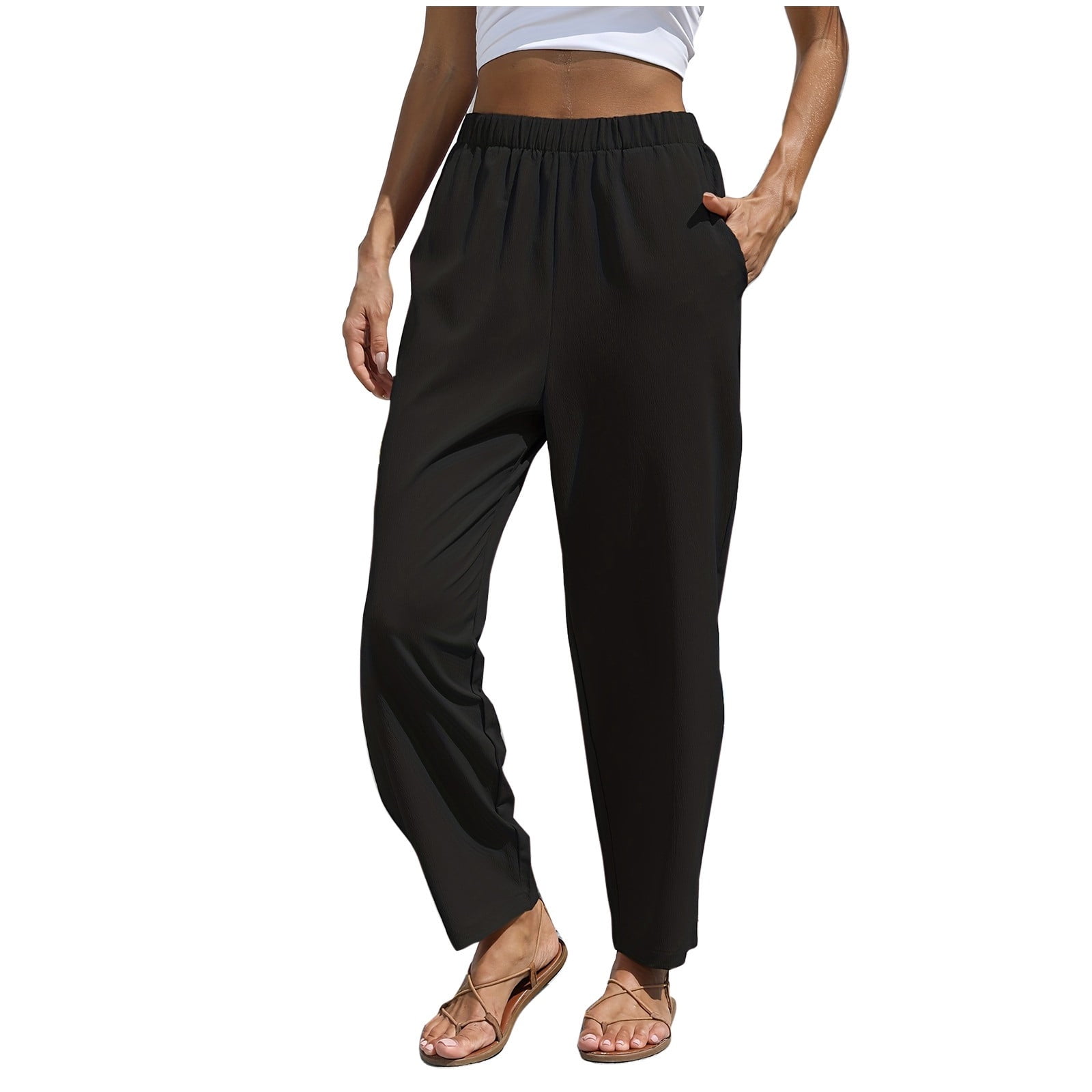 Click here for Yuyuzo Lounge Pants For Women High Waisted Cotton... prices