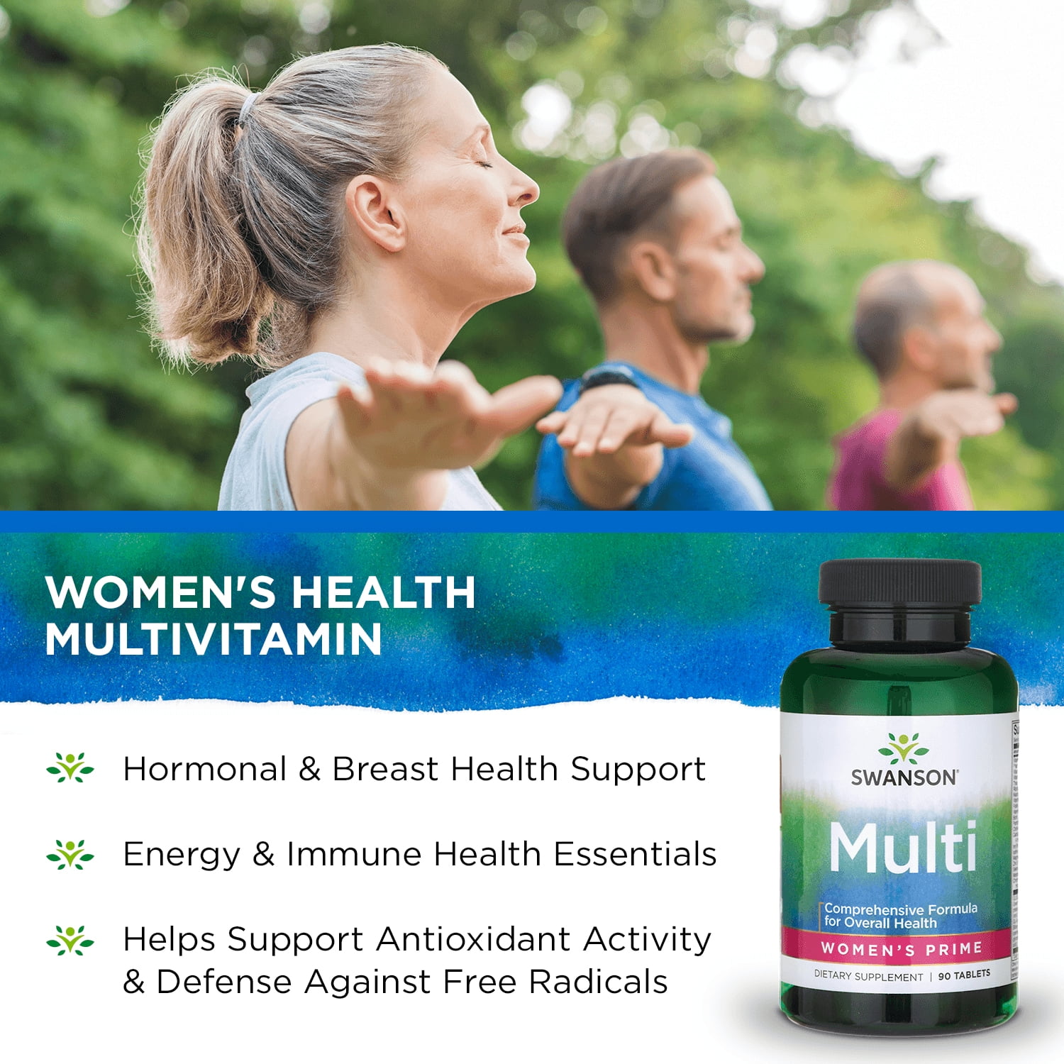 Swanson Multivitamin Women’s Prime Tablets, 90 Count