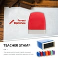 CCOCC 2026 New 8 Pcs Encouragement Stamp Set Alphabet Stamps Teacher ...