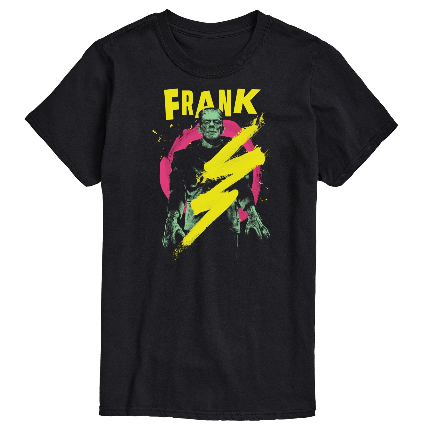 Classic Monsters - Frankenstein - Frank - Retro Style Lightening Bolt ...