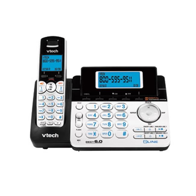 Vtech DS6151 2 - Line DECT 6.0 Cordless Speakerphone with Digital ...