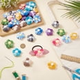 36Pcs 9 Colors Wool Yarn Flower Ornament Accessories Mixed Color 39 ...