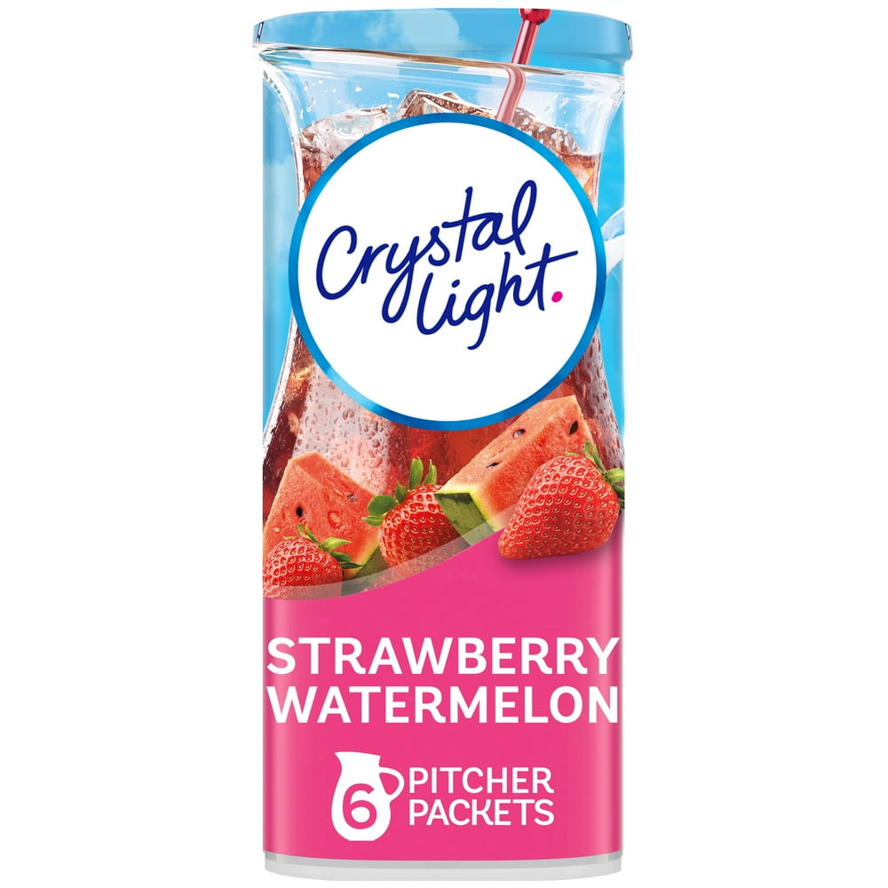 Crystal Light Strawberry Watermelon Artificially Flavored Powdered ...