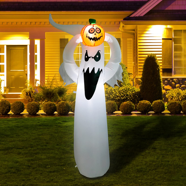 12' Airblown Inflatables Giant Beckoning Reaper Halloween Decoration ...