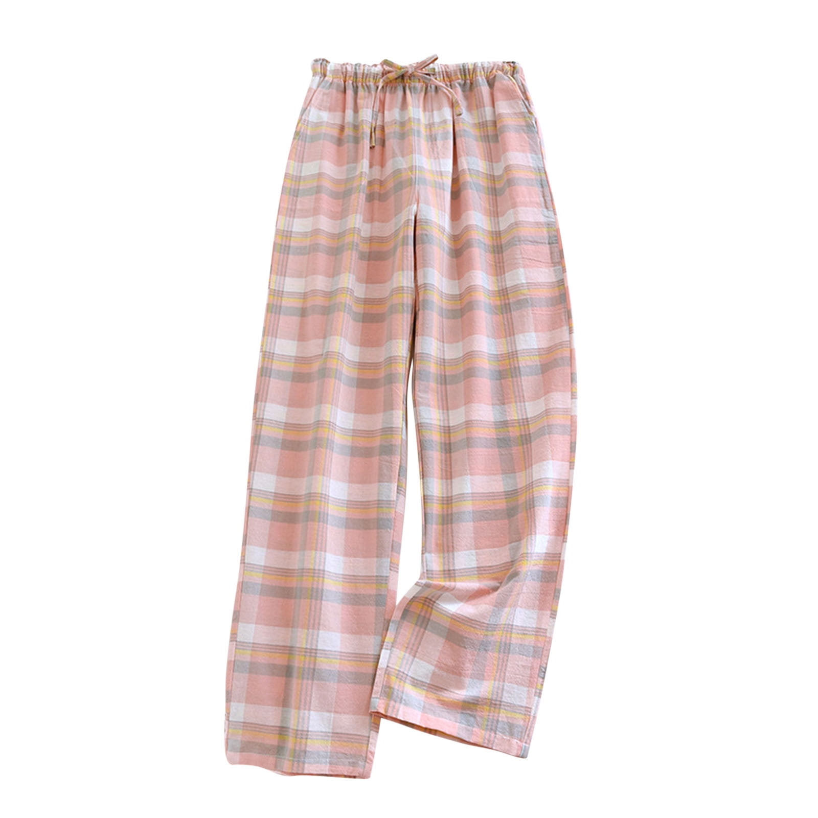 Click here for Wyongtao Womens Plaid Sleep Pants With Pocket Draw... prices
