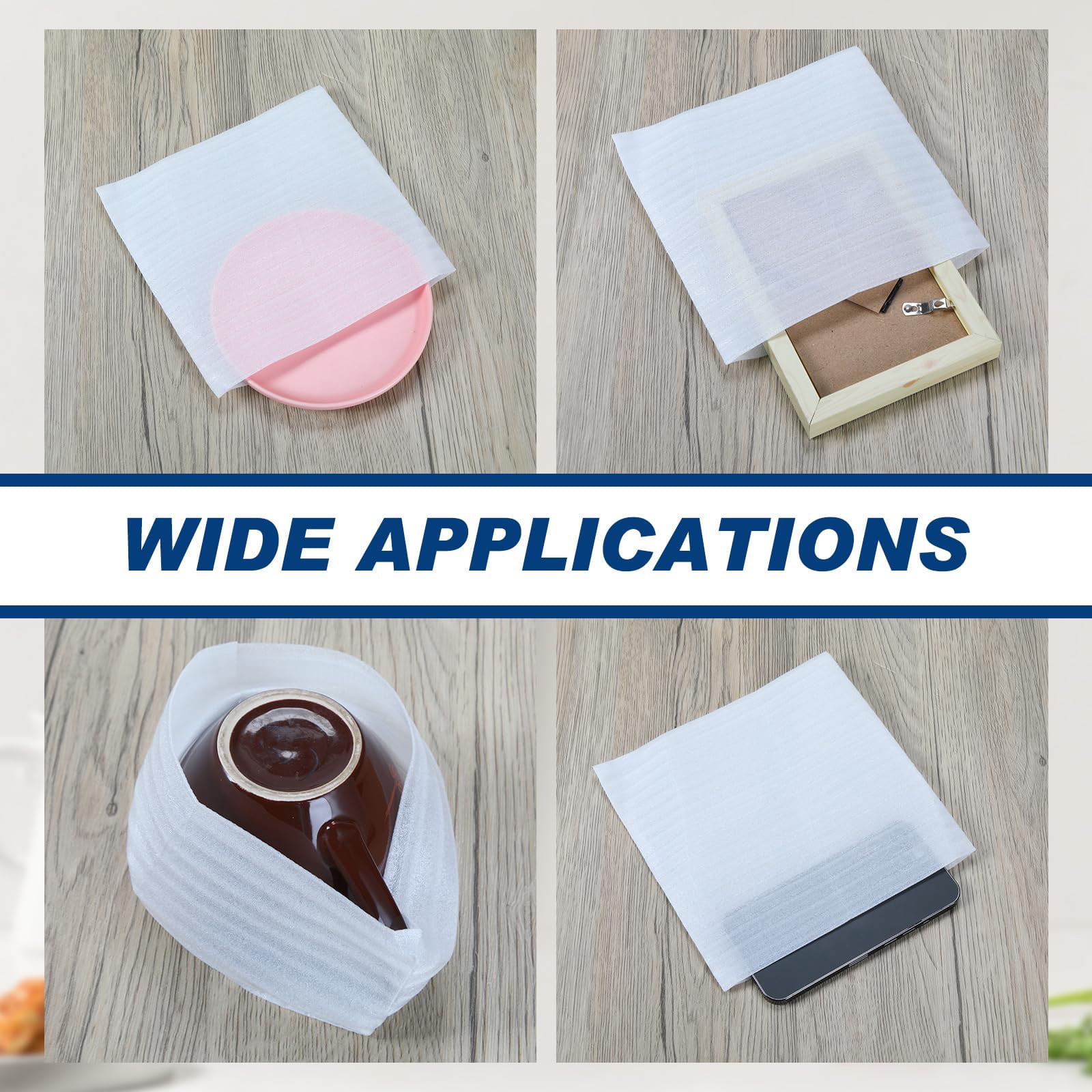 EPE Foam Pouches Packing Supplies Dishes Glasses Cushioning 300 Pack ...