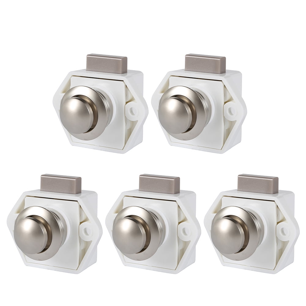 Pluokvzr Push Button Catch Lock Drawer Cupboard Motorhome RV Caravan ...