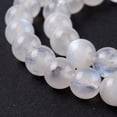 2Strand Natural Rainbow Moonstone Beads Strands Round 8mm Hole: 1mm ...