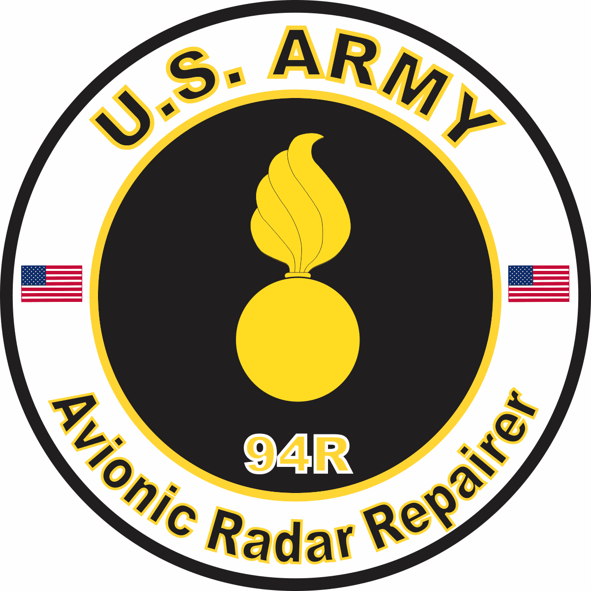 3.8 Inch U.S. Army MOS 94R Avionic Radar Repairer - Walmart.com