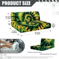Aplkyhs Jamaican Tie-Dye RV Dinette Cushion Covers Daisy RV Accessories ...