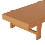 WestinTrends Shoreside Poly Reclining Chaise Lounge for Outdoor, Patio ...