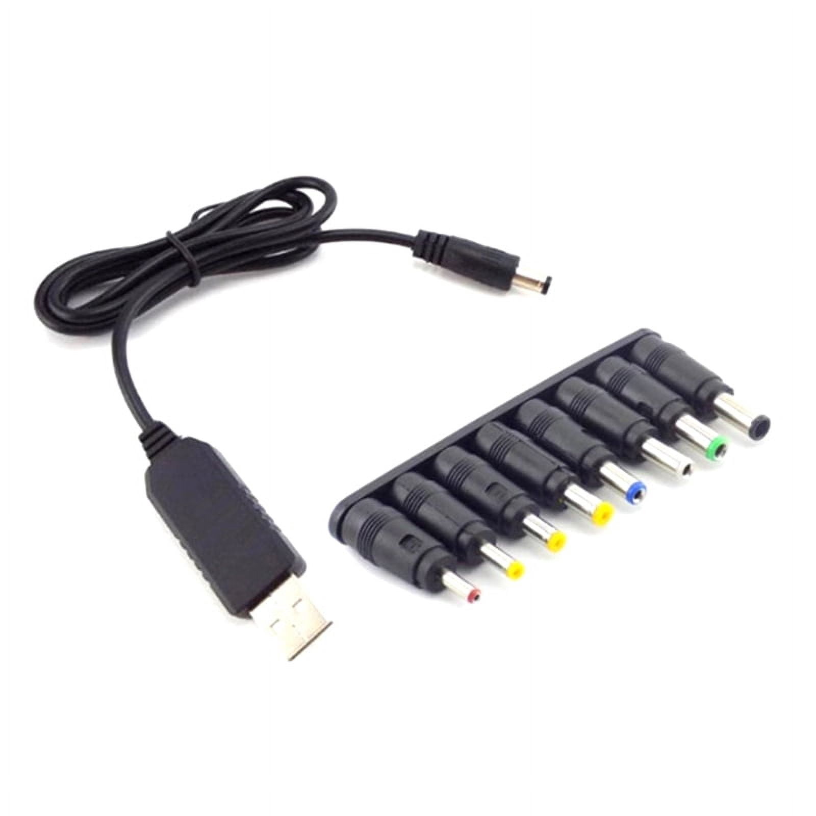 Cable USB Power Boost USB una DC 9V Boost Converter Cable con 8 DC Head ...
