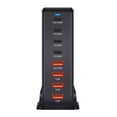 240W USB C for Charger 8-Port Multiple Devices Charging Station New ...