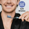Reach Essentials Toothbrush with Caps, Multi-Zoned Soft Bristles, 6 ...