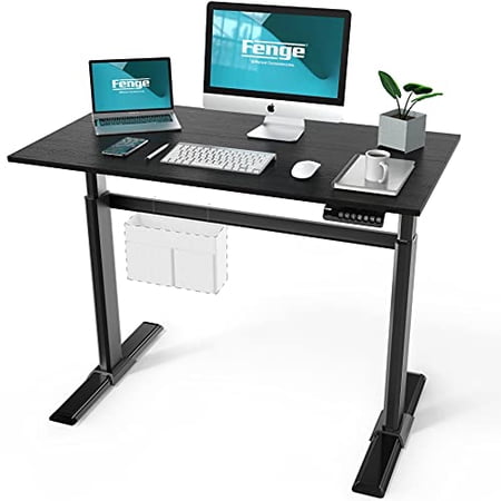 Fenge Electric Standing Desk 43x24 Inch Full Adjustable Sit Stand Desk ...