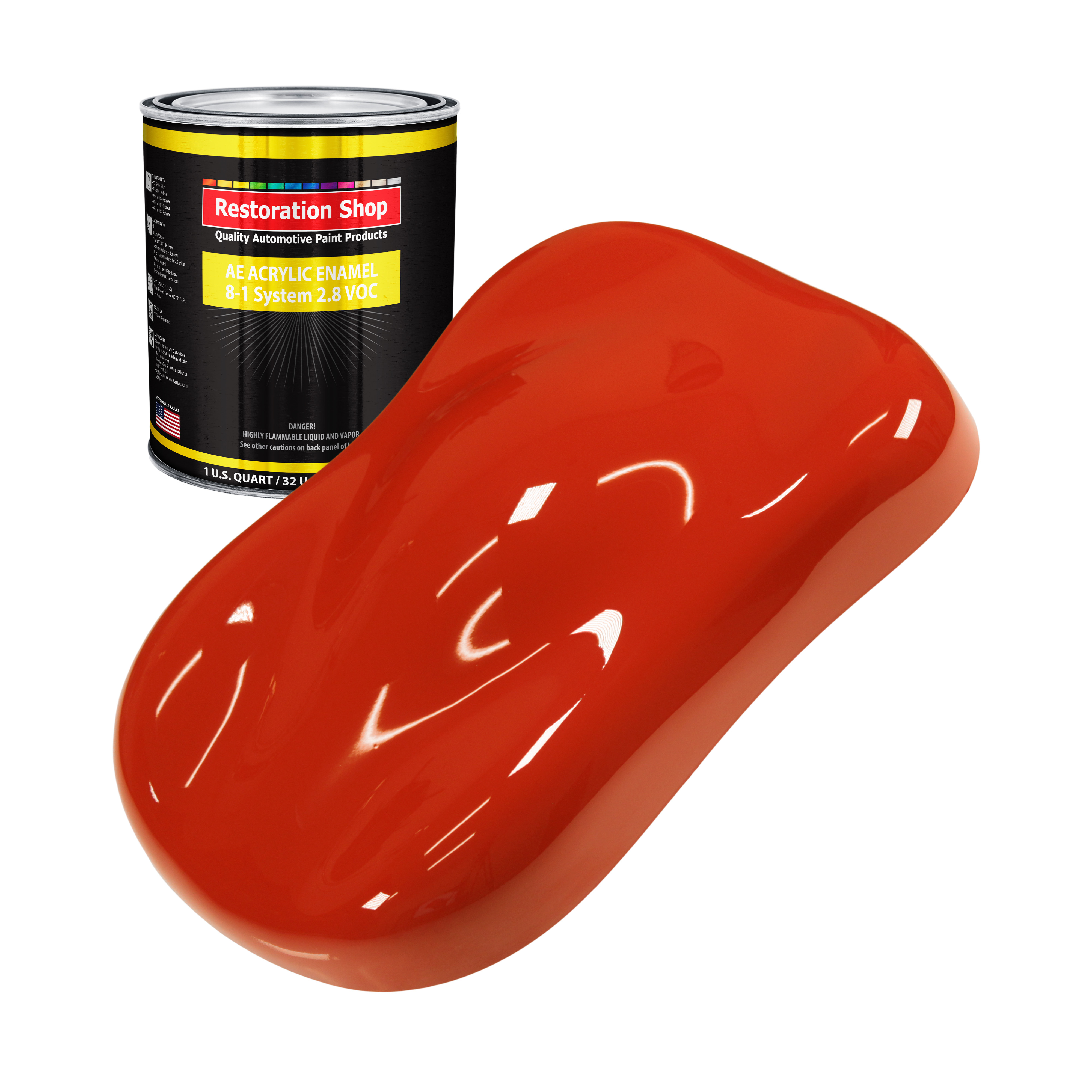 Restoration Shop - Monza Red Acrylic Enamel Auto Paint - Quart Paint ...
