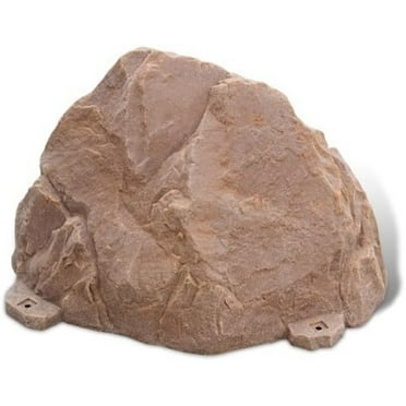 CrystalClear TrueRock Fake Fiberglass Flat Rock, Large, Sandstone, 42 x ...