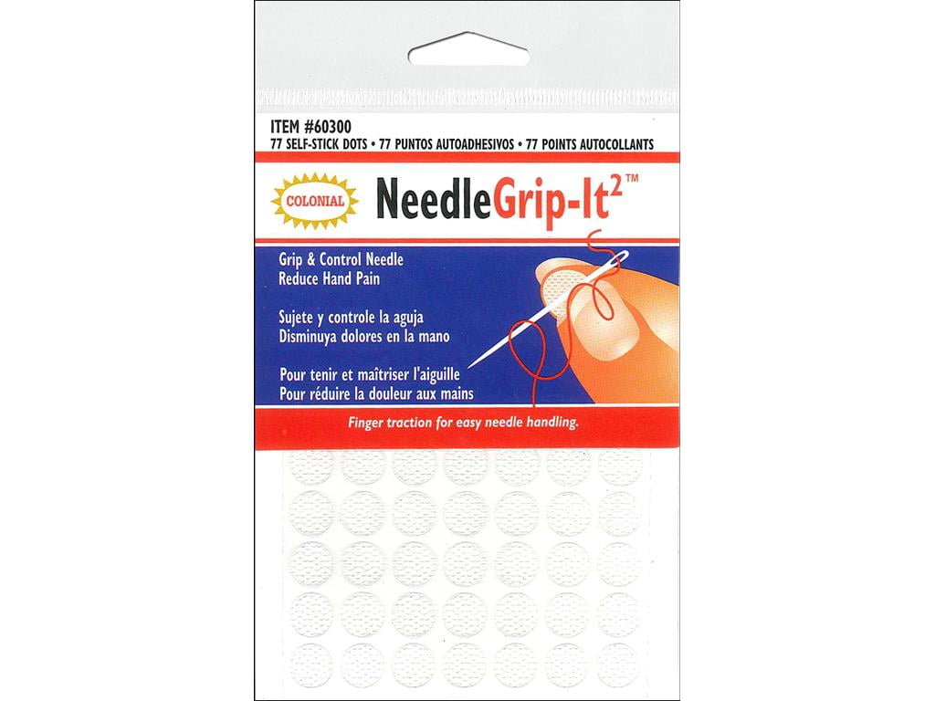Colonial Ndl Needle Grip It 2 Finger Dots 77pc - Walmart.com