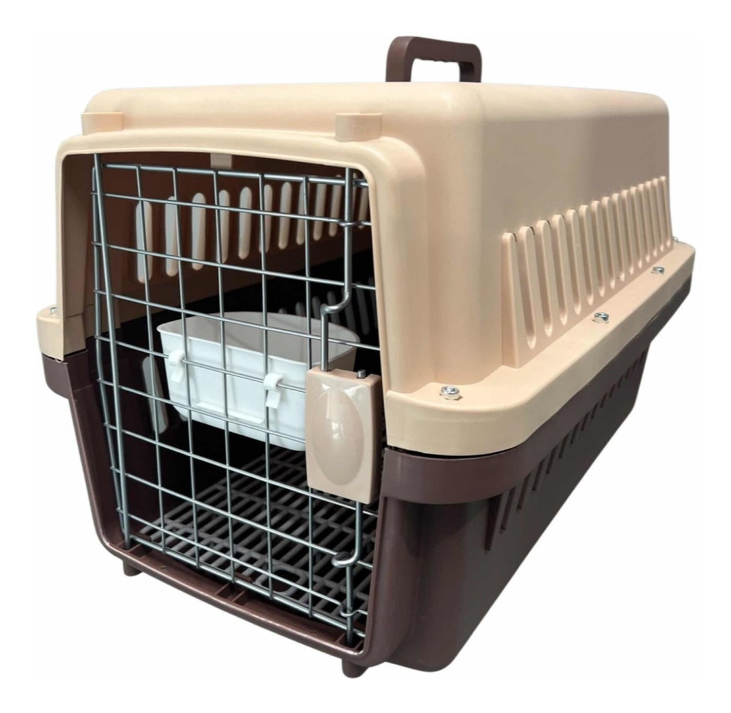 Transportadora Giropet para Perros y Gatos 48 X 32 X 30 Cm marron chica ...