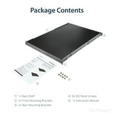 Startech 1u 19in Adjustable Rack Mount Shelf - Walmart.com