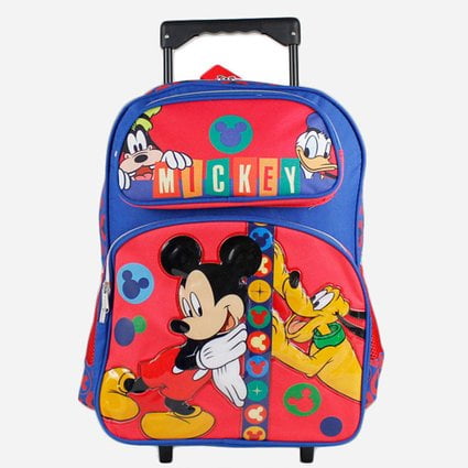 Large Rolling Backpack - Disney - Mickey Mouse and Friends 632267 ...