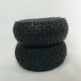 Set of 2 - 15x6.00-6 Lawn Mower Tire and Rim - Fits on 3/4 Inch Axle ...