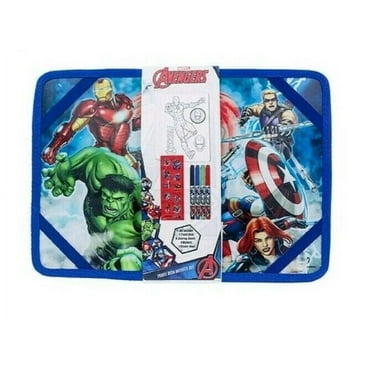 Marvel's Avengers Activity Metal Folding Desk And Chair Set, Blue, 25 ...