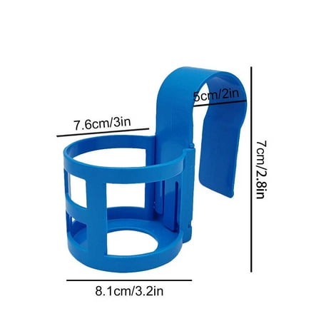 Water Cup Hanging Holders Swimming Pool Handrail Beverage Wine Bottle ...