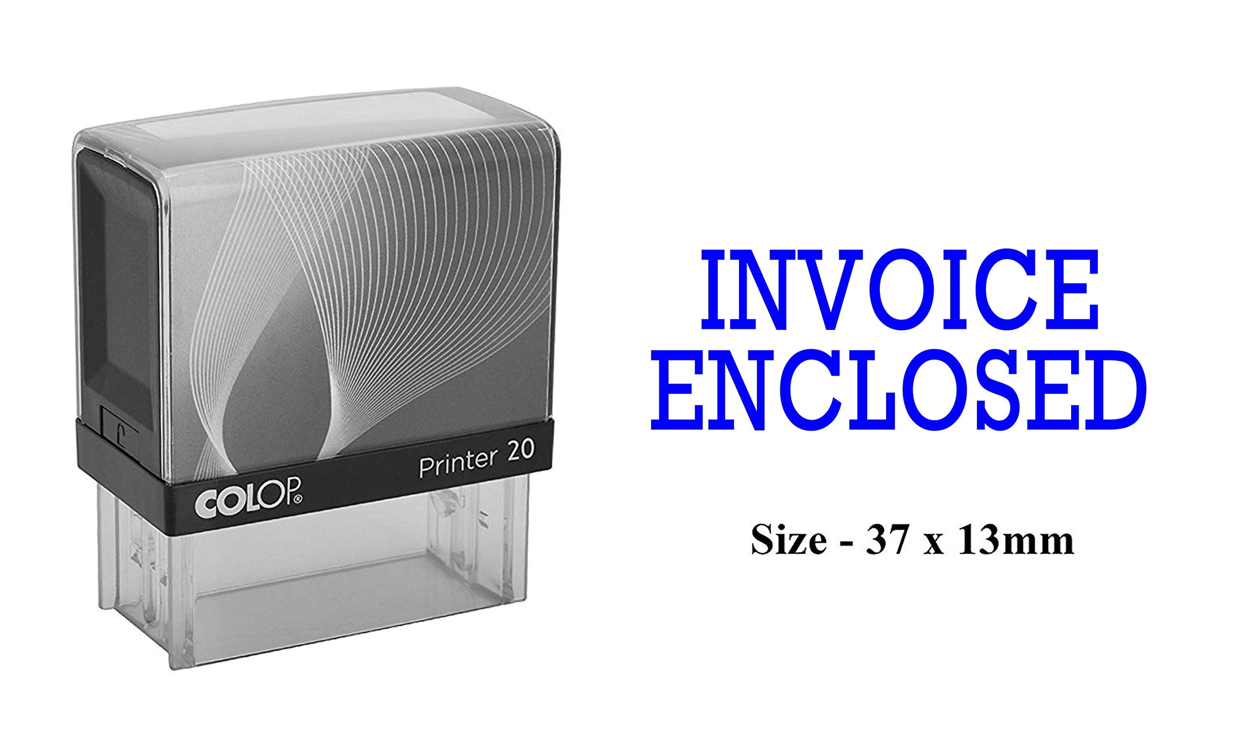 PrintValue Invoice Enclosed-Colop Printer 20 Self-Inking Text Rubber ...