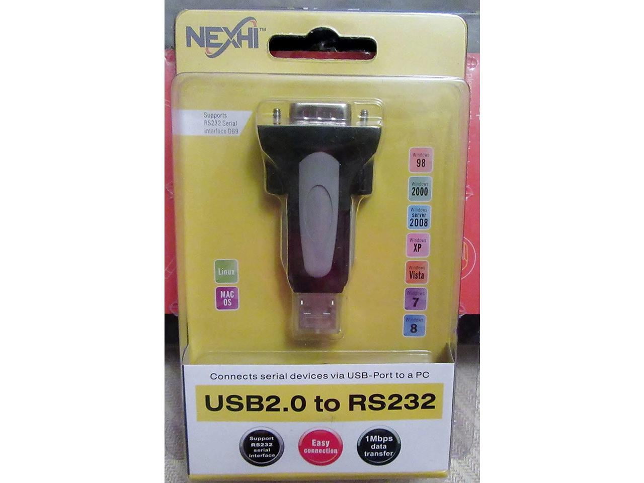 Buy NEXHI USB-2920 USB 2.0 to Serial DB9 Adapter with FTDI CHIPSET ...