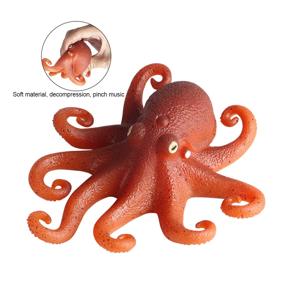 Figura de Pulpo de Simulación BuyWeek Juguete de Descompresión de ...