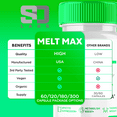 Melt Max Advanced Burner Formula Capsules Natural Energy and Fitness ...