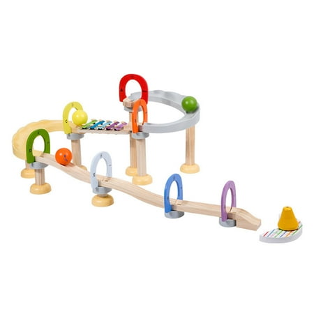 Montessori Track Ball Drop Toys Ball Ramp Maze Running Track Track Ball ...