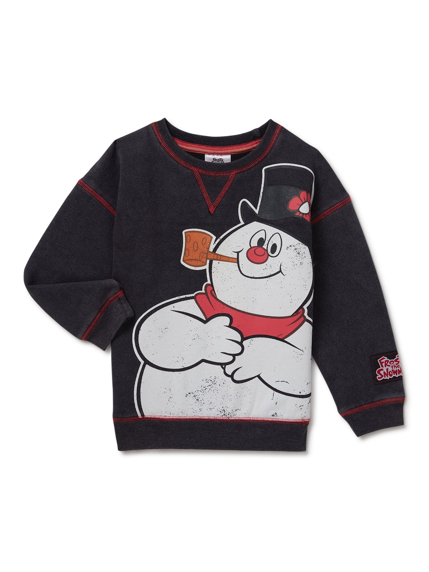 Frosty the Snowman Baby and Toddler Girl Crewneck Holiday Sweatshirt ...