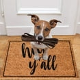 Ninamar Door Mat Hey Y'all Natural Coir – 29.5 x 17.5 inch - Walmart.com