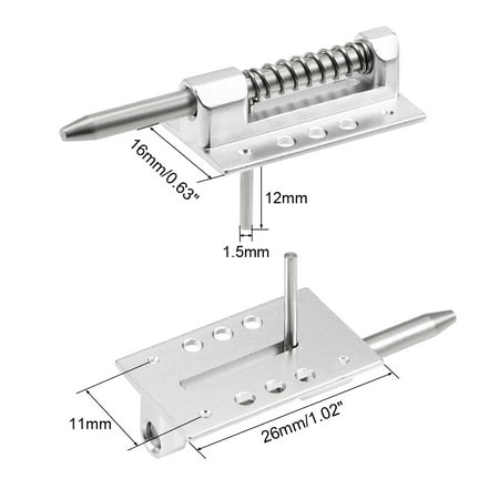 Canopy Hatch Lock for RC Airplane Cockpit Cover Fixing, Aluminum ...