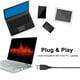 Anself USB Desktop Microphone Plug &Play PC Computer Mic for Computer ...