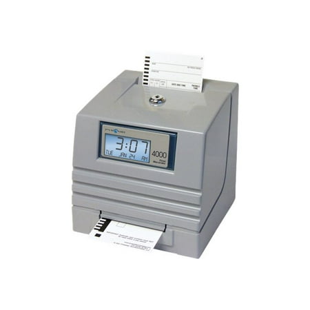 Pyramid 4000 Auto-Totaling - Time clock - printable time cards - 100 ...