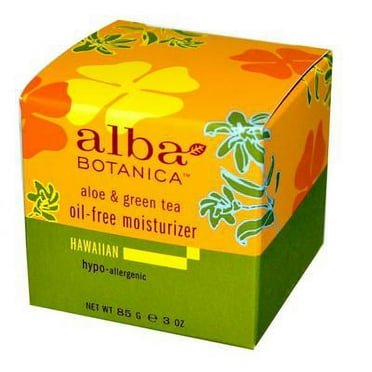Alba Botanica Face Cream Moisture, Refining Aloe & Green Tea Hawaiian ...